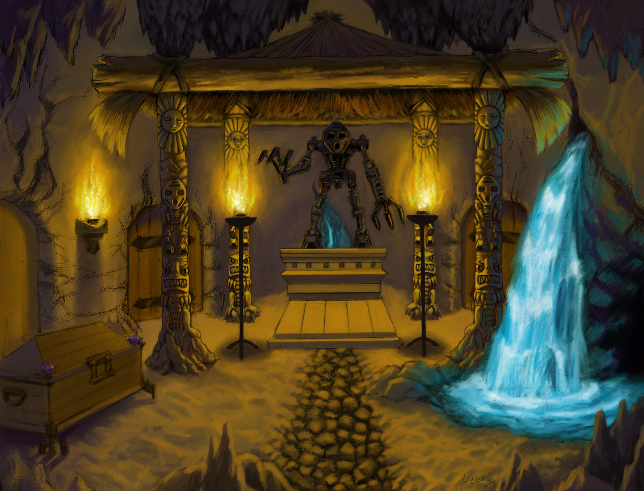 Newly Unearthed Legend of Mata Nui Concept Art – Mask of Destiny